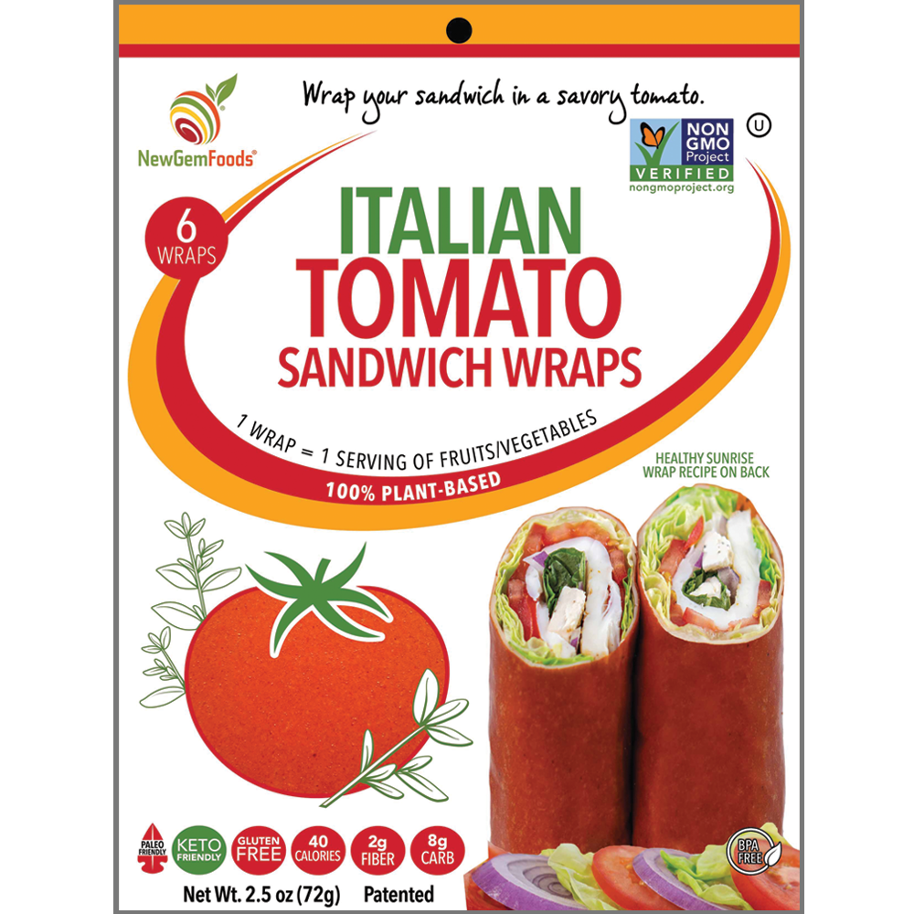 Italian Tomato Sandwich Wraps | NewGem Foods
